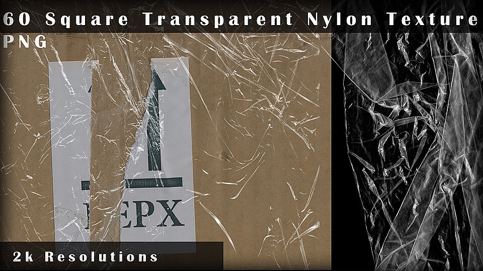 60 Square Transparent Nylon
