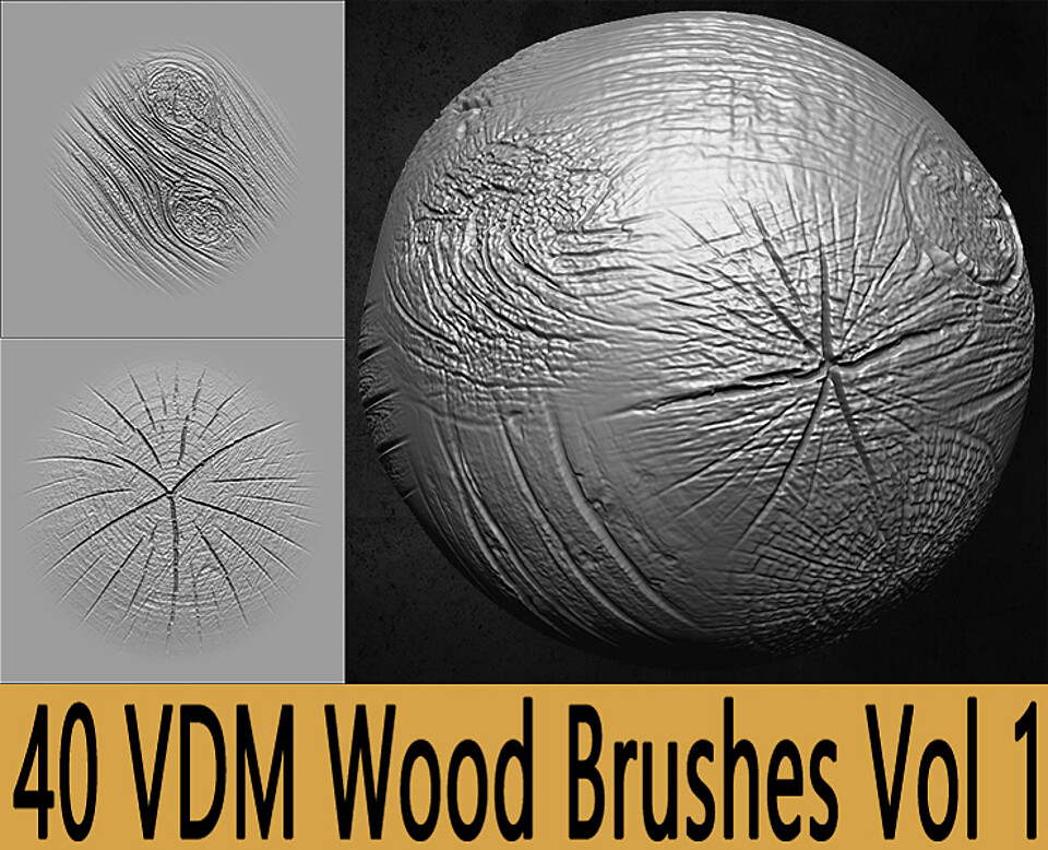 40 VDM Wood Brushes Vol 1