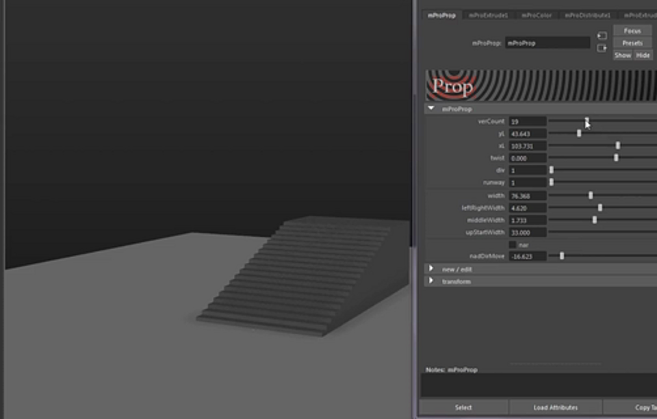 maya plugin(procedural modeling)