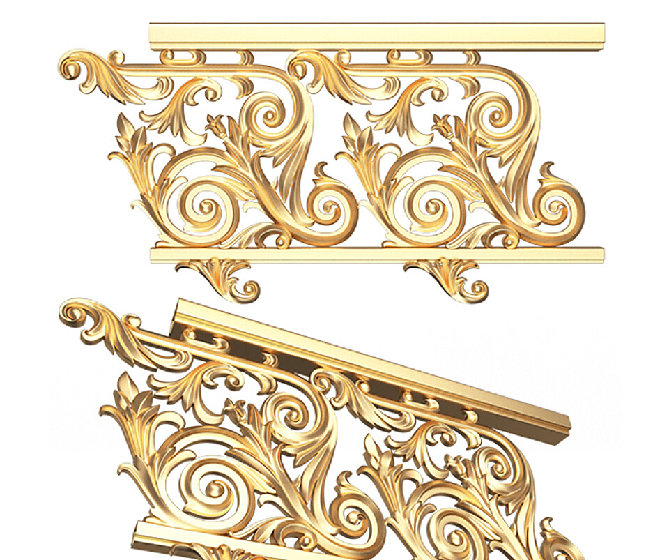 Classic İron Railing 01