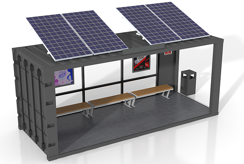 20 Feet Container Bus Stop