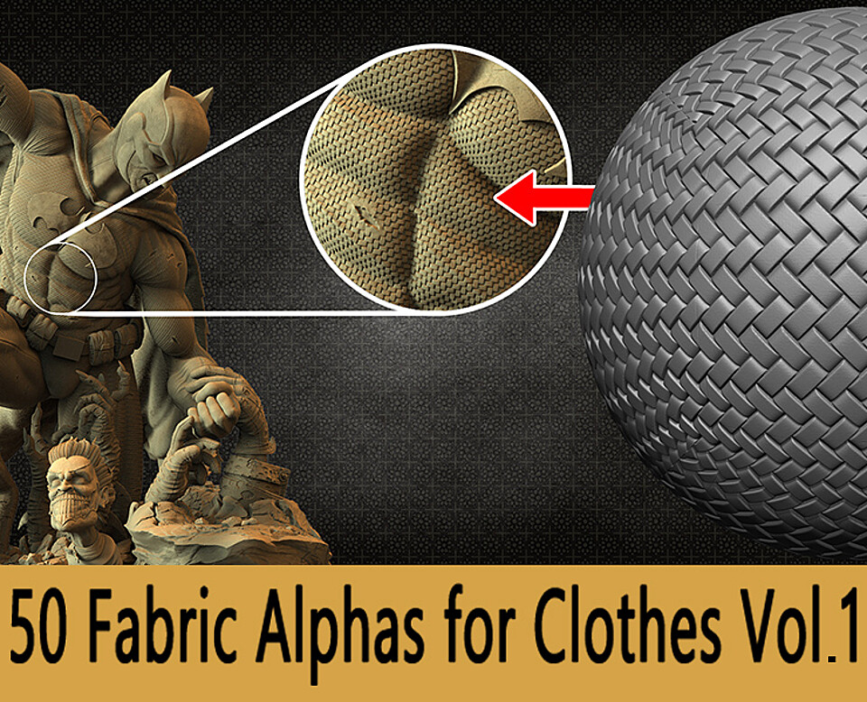 50 Fabric Alphas for Clothes Vol 01