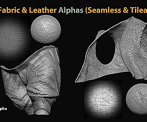 20 tileable fabric alphas