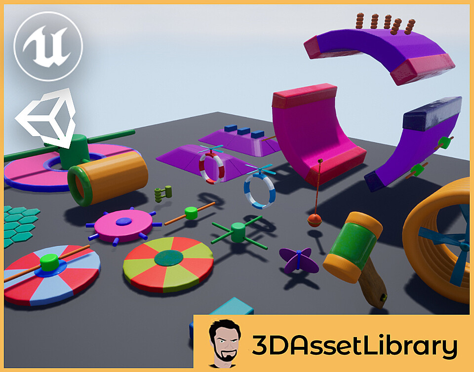 Fun Obstacle Course Expansion For Unreal And Unity