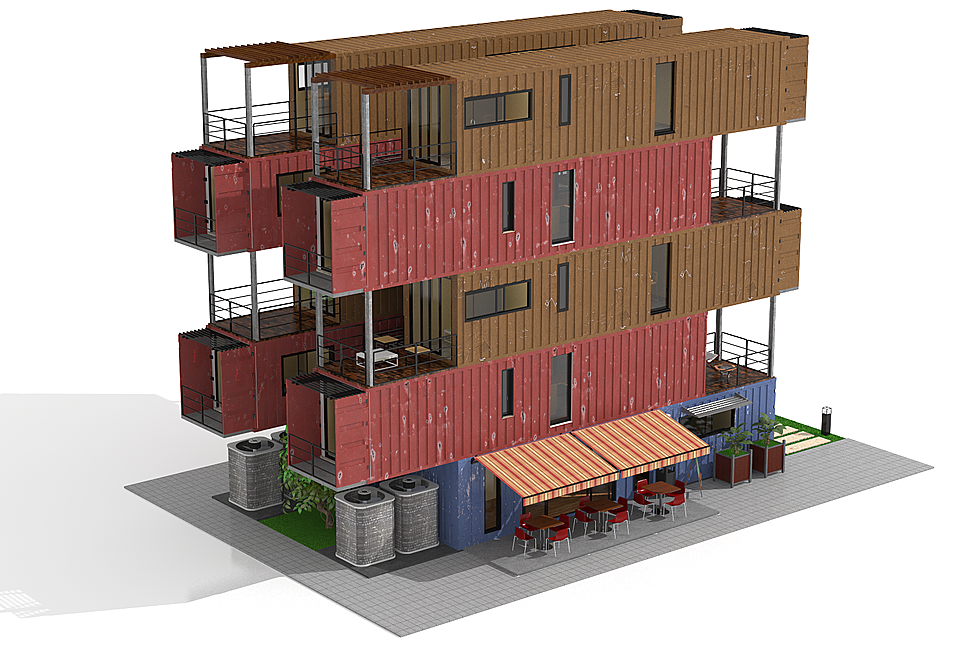 Container Residential Apartment Building
