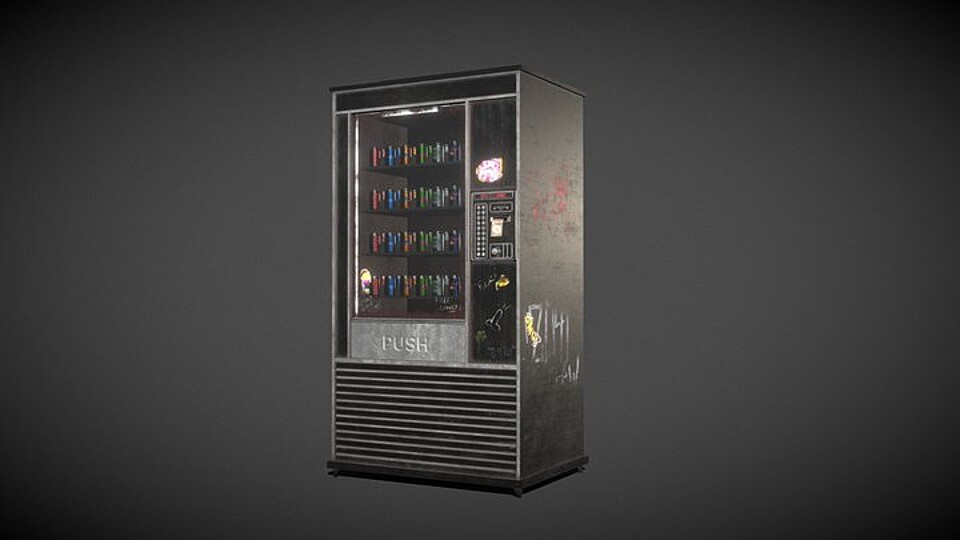 Vending Machine 3D Model/Prop