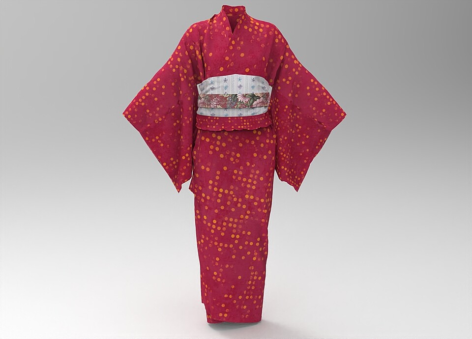 Red Yukata Dress