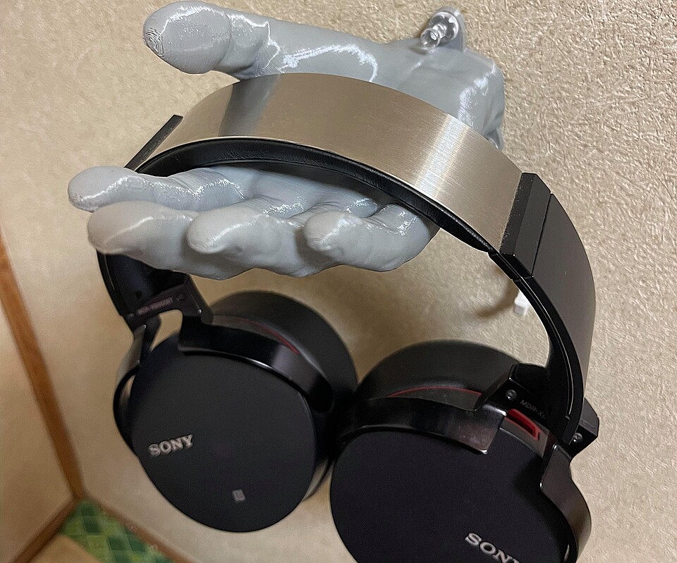 WALL MOUNTED HAND SHAPE HEADPHONE HOLDER