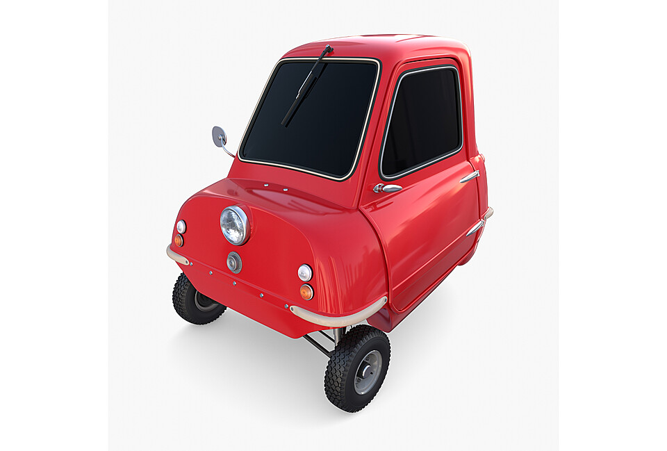 Peel P50 Red with chassis