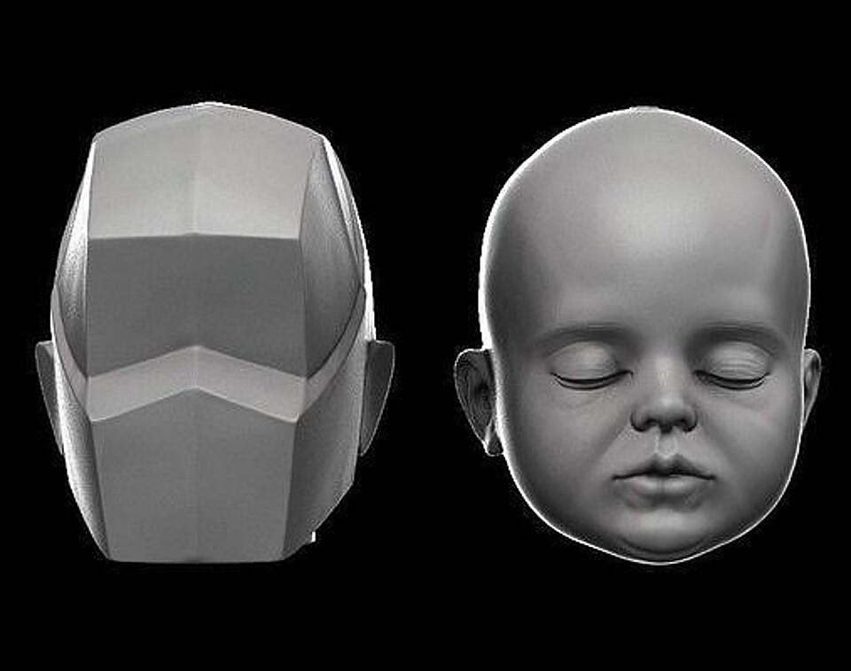 Planes of the baby head
