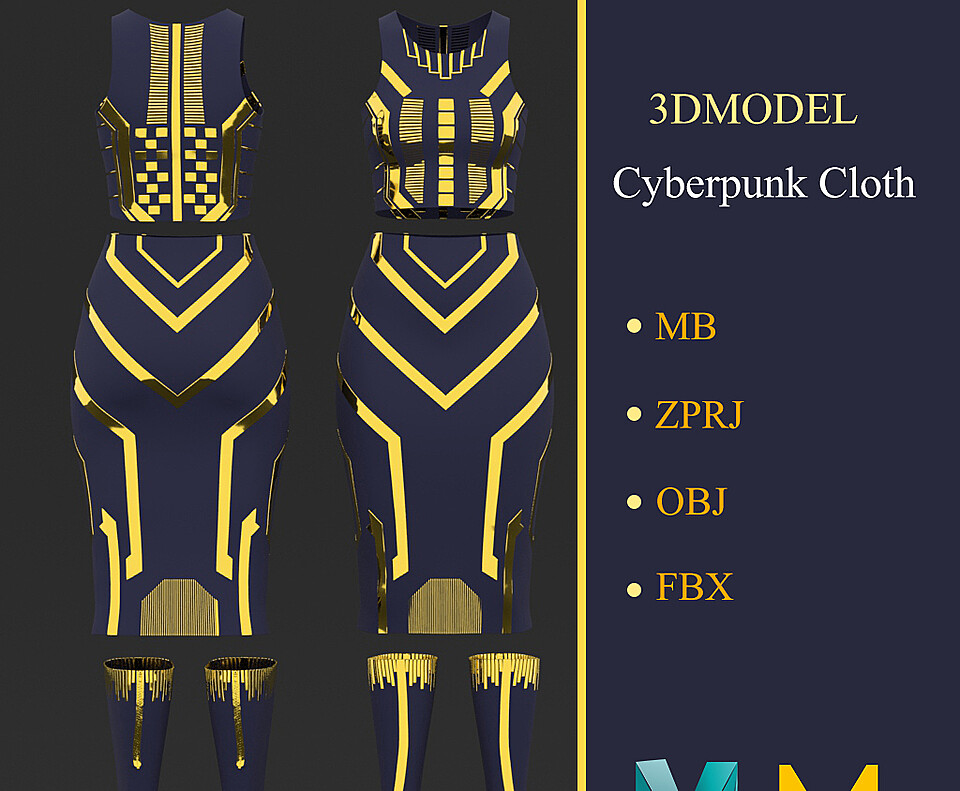 Woman Cyberpunk Cloth