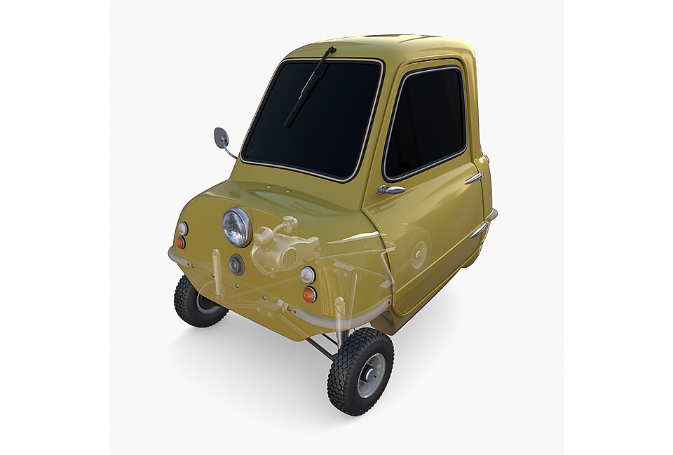 Generic 50cc Microcar with chassis