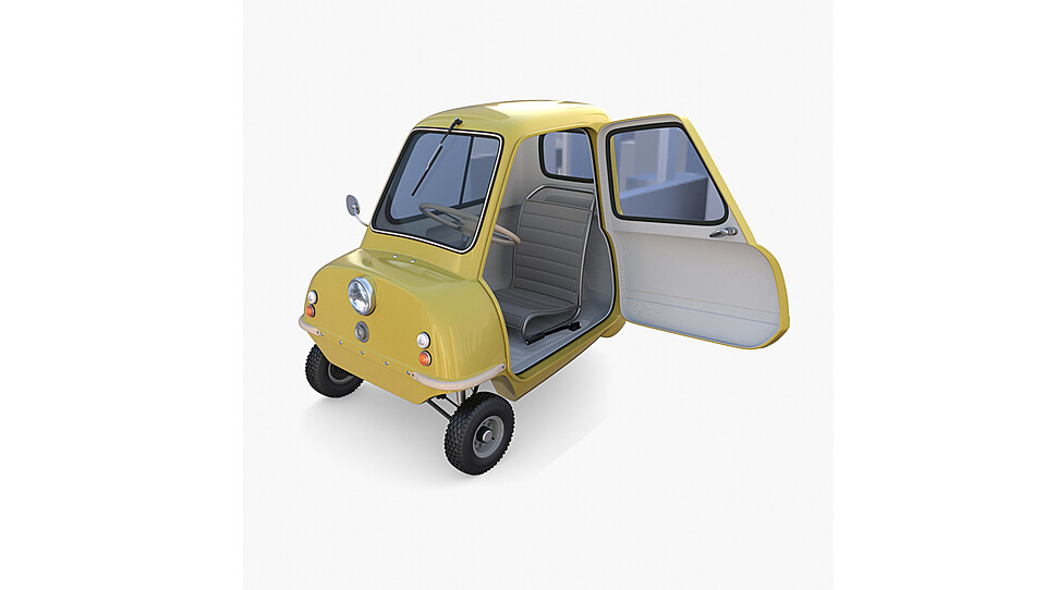 Generic 50cc Microcar with interior and chassis