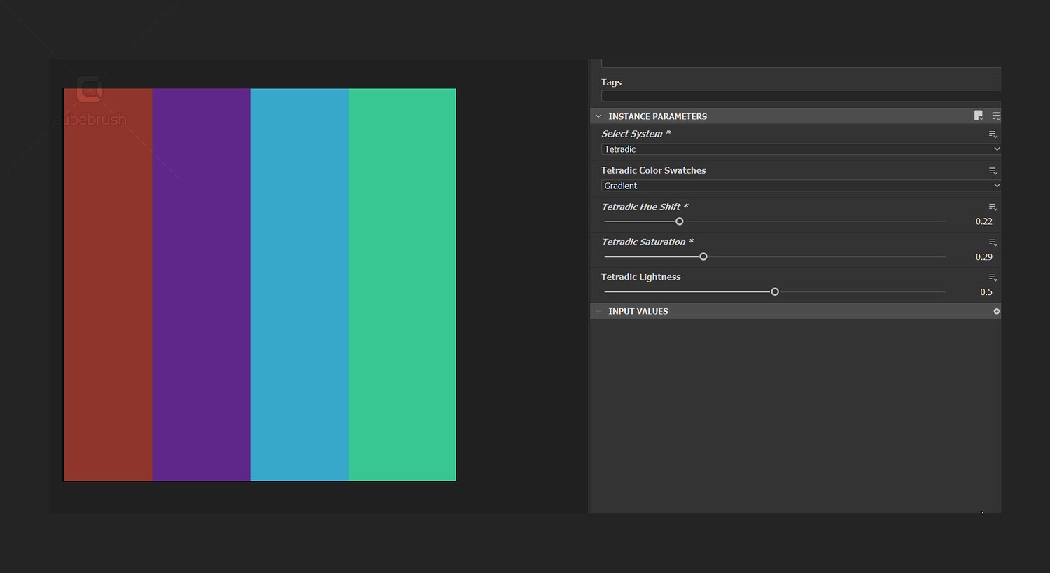 Color Palette Generator Substance for Painter