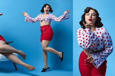 1050 Vintage Pin Up Girl Poses Reference Pictures
