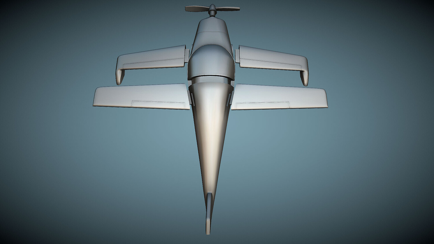 Rutan Model 54 Quickie Q2 - 3D Printable Model