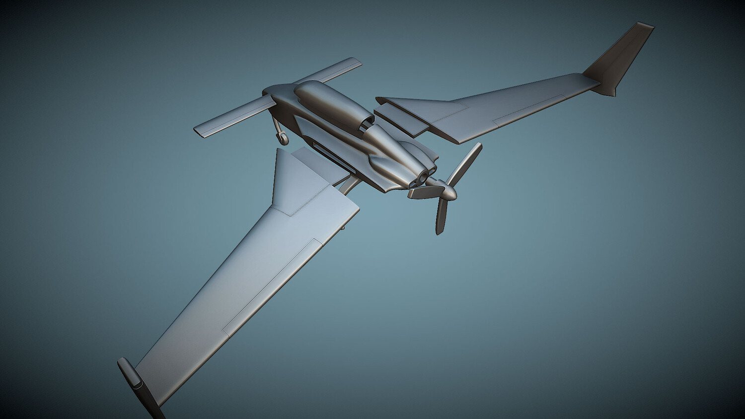 Rutan Model 61 Long-EZ - 3D Printable Model