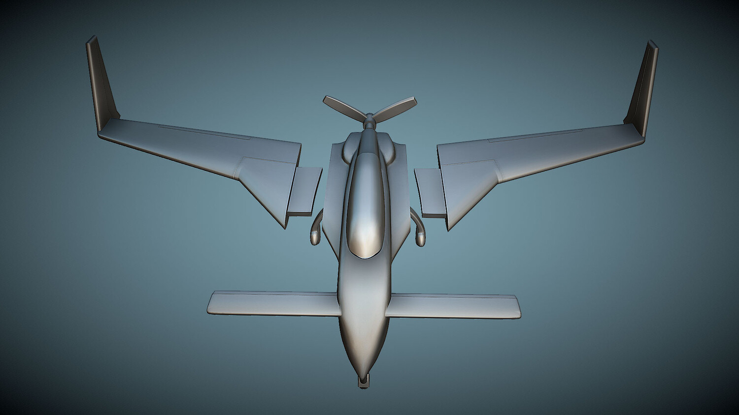 Rutan Model 61 Long-EZ - 3D Printable Model