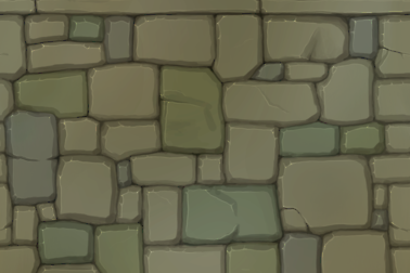 Free hand painted wall textures