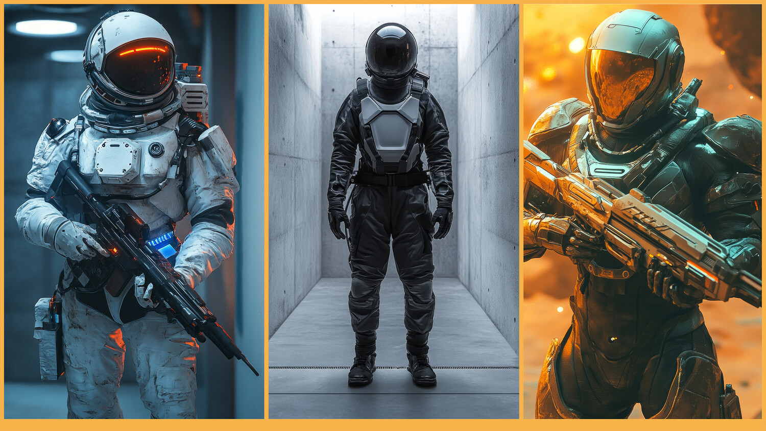 505 futuristic Space Soldier