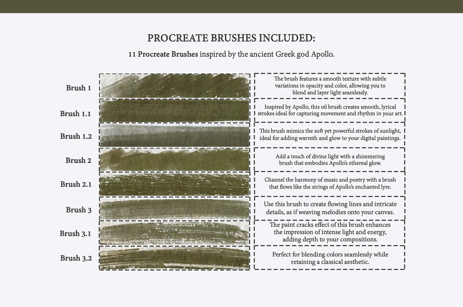 Free Sample - Apollo Procreate Kit (Procreate Brushes, Color Palettes ...