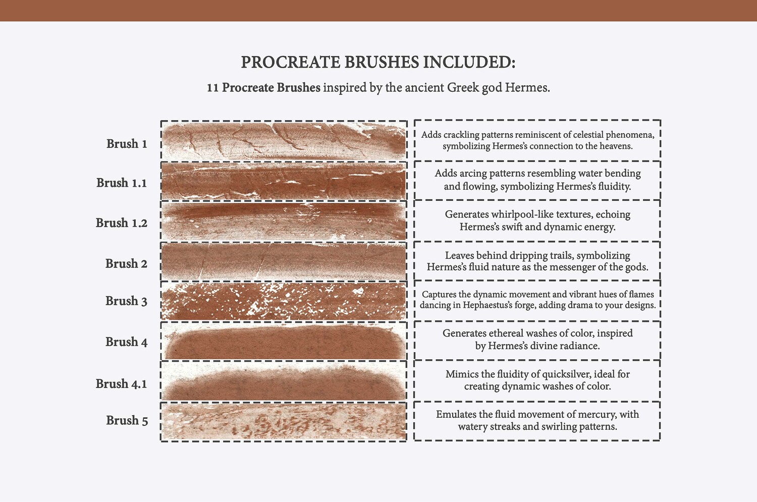 Free Sample - Hermes Procreate Kit (Procreate Brushes, Color Palettes ...