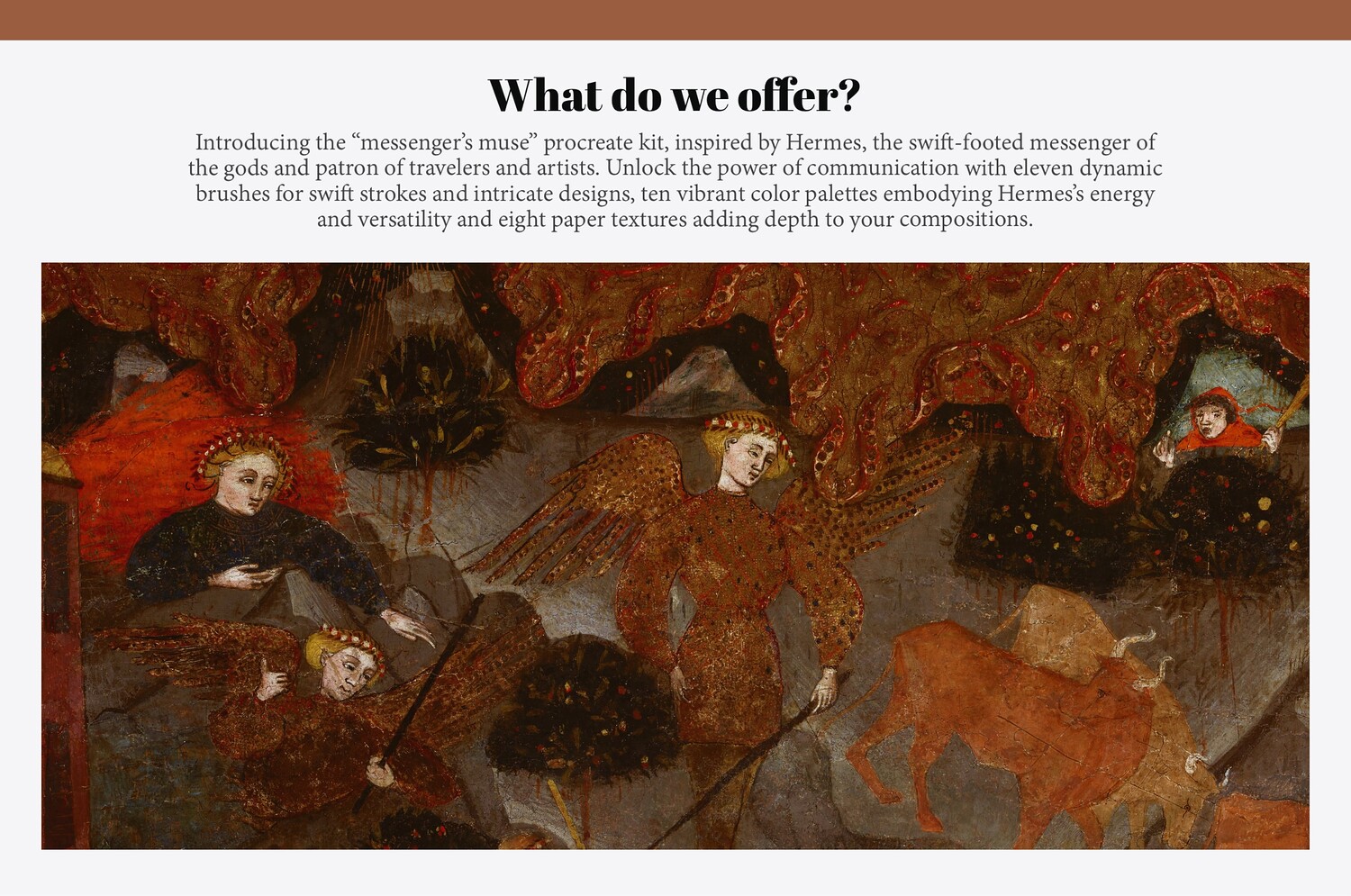 Free Sample - Hermes Procreate Kit (Procreate Brushes, Color Palettes ...