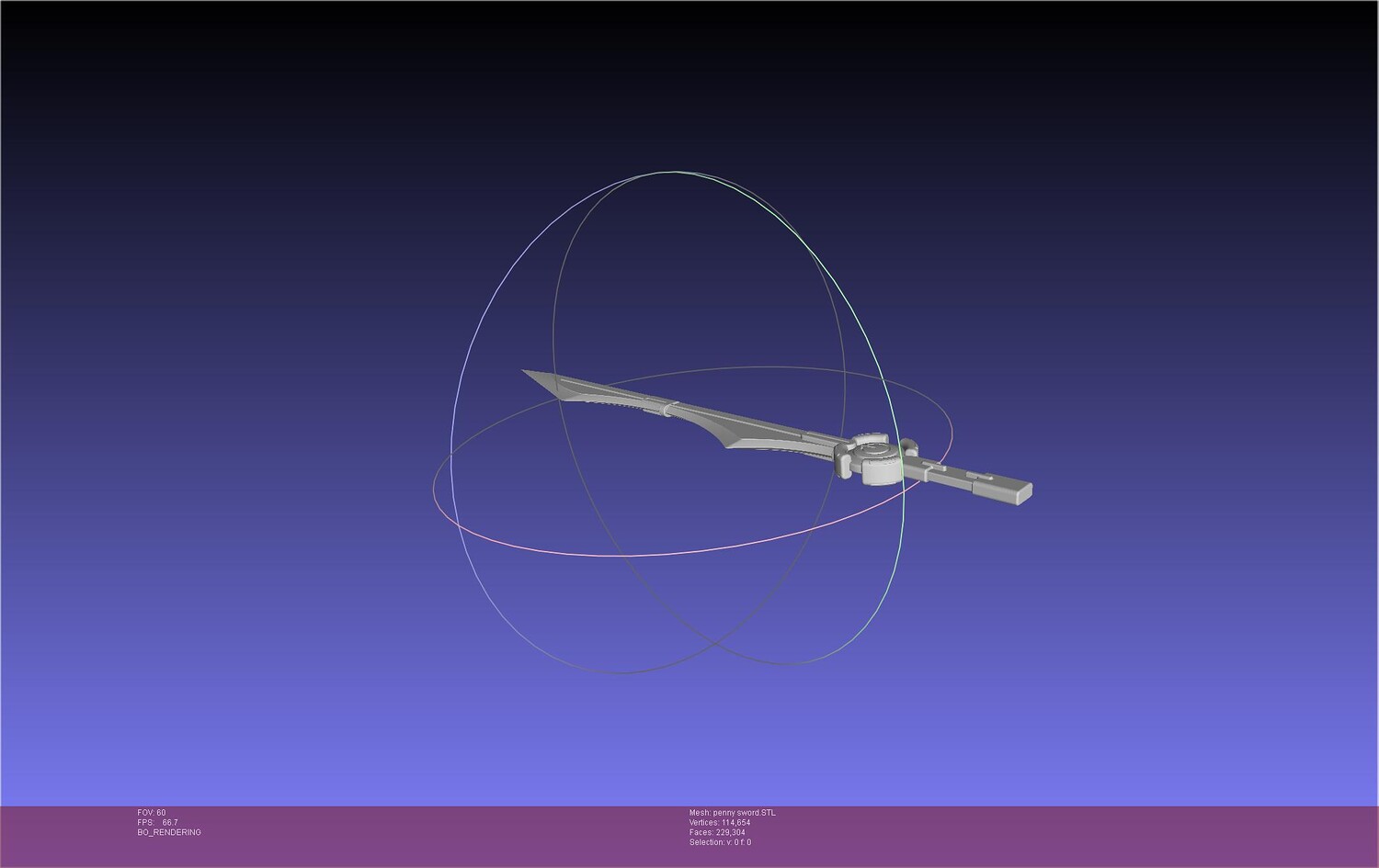 RWBY Penny Floating Array Sword Printable Assembly