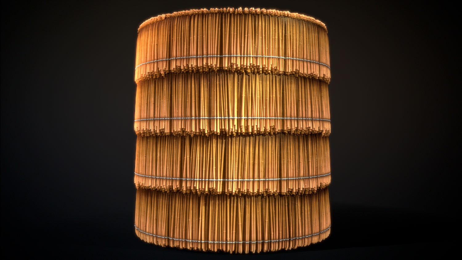 Straw Roof Substance Painter Material and Textures