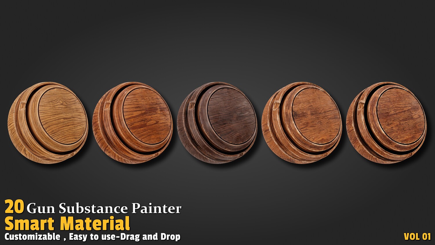 20 Gun Smart Materials in Substance Painter