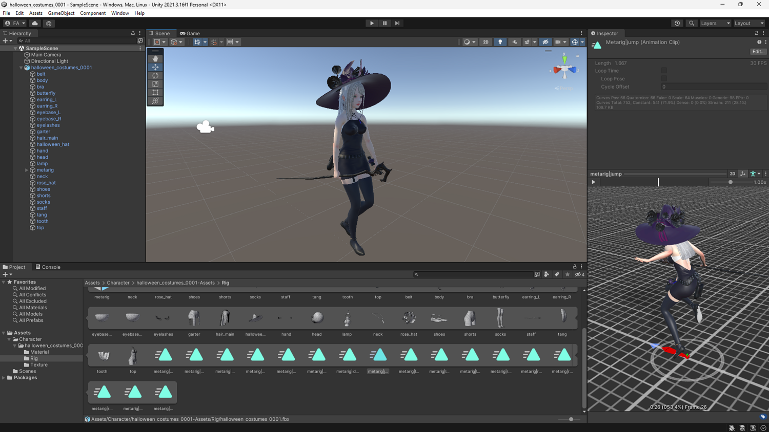 Clothing Collection 003 - Rig - UE5 - Unity - Blender - Animated ...