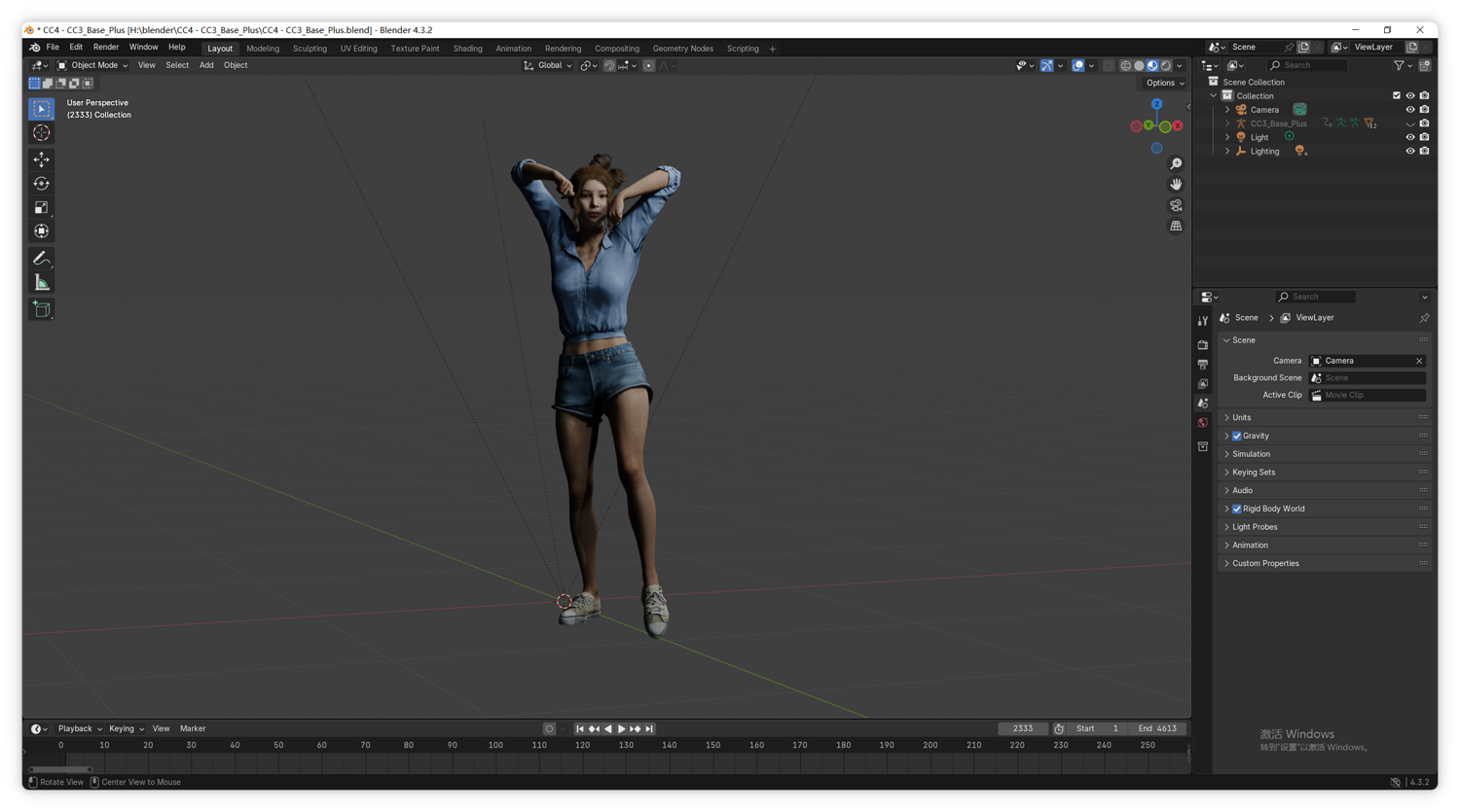 K-Pop Idol Jennie 3D Character - Realistic Full Body & Face Rig - Sexy ...