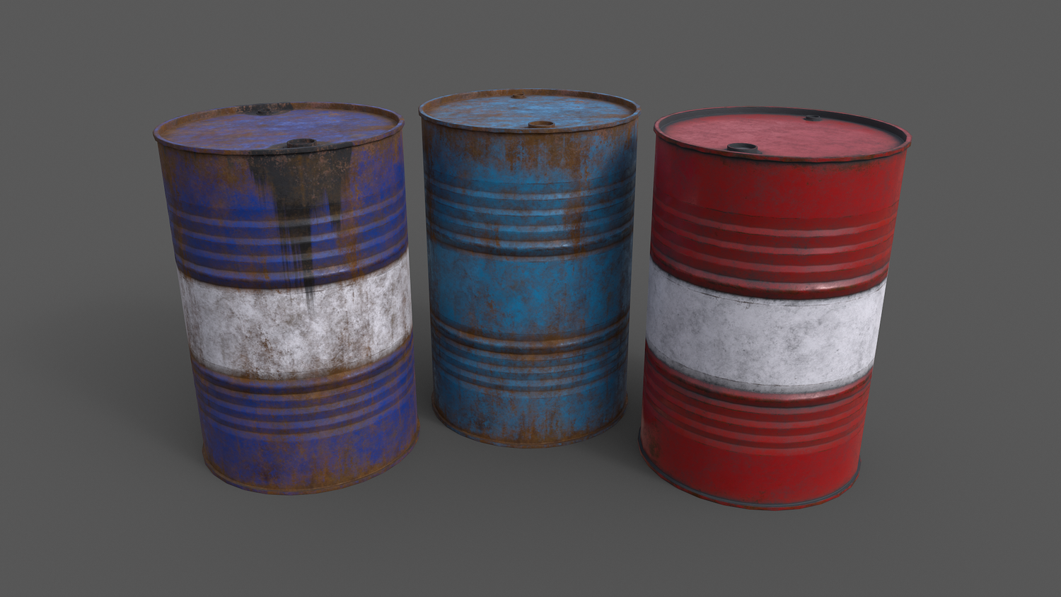 PBR Oil Drum Barrel B