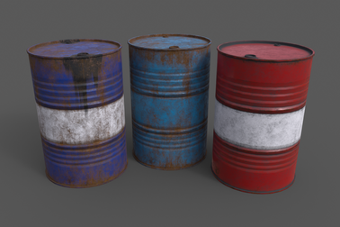 PBR Oil Drum Barrel B
