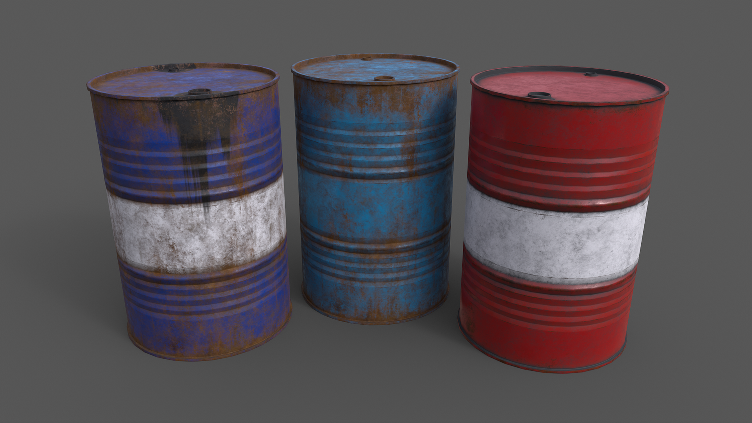 PBR Oil Drum Barrel B