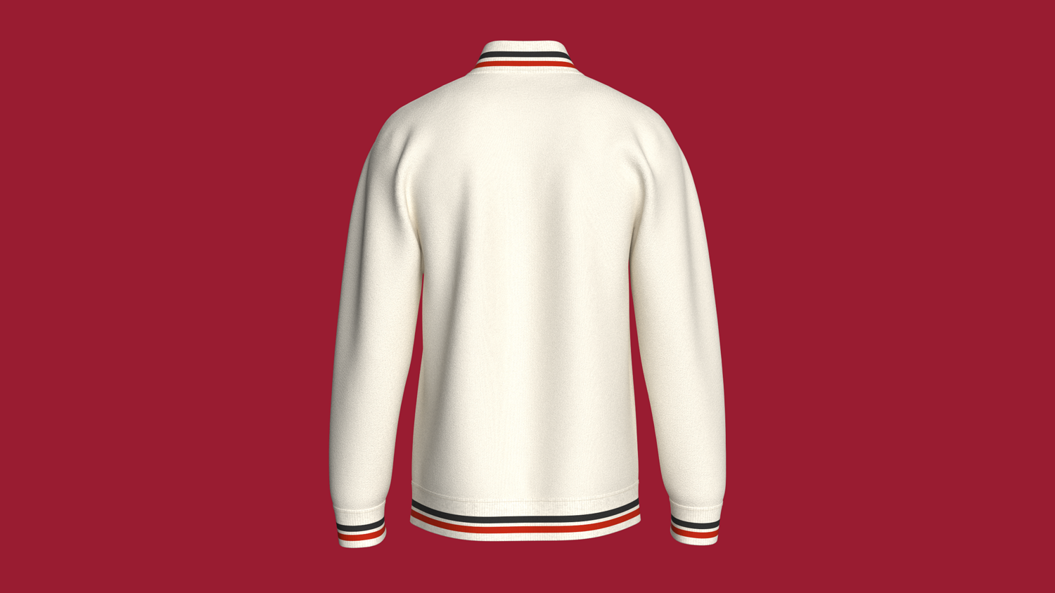 Men Striped Jacket With Patch | Marvelous / Clo3d / obj / fbx