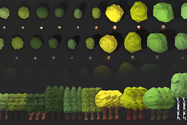 Low Poly Tree Pack #1