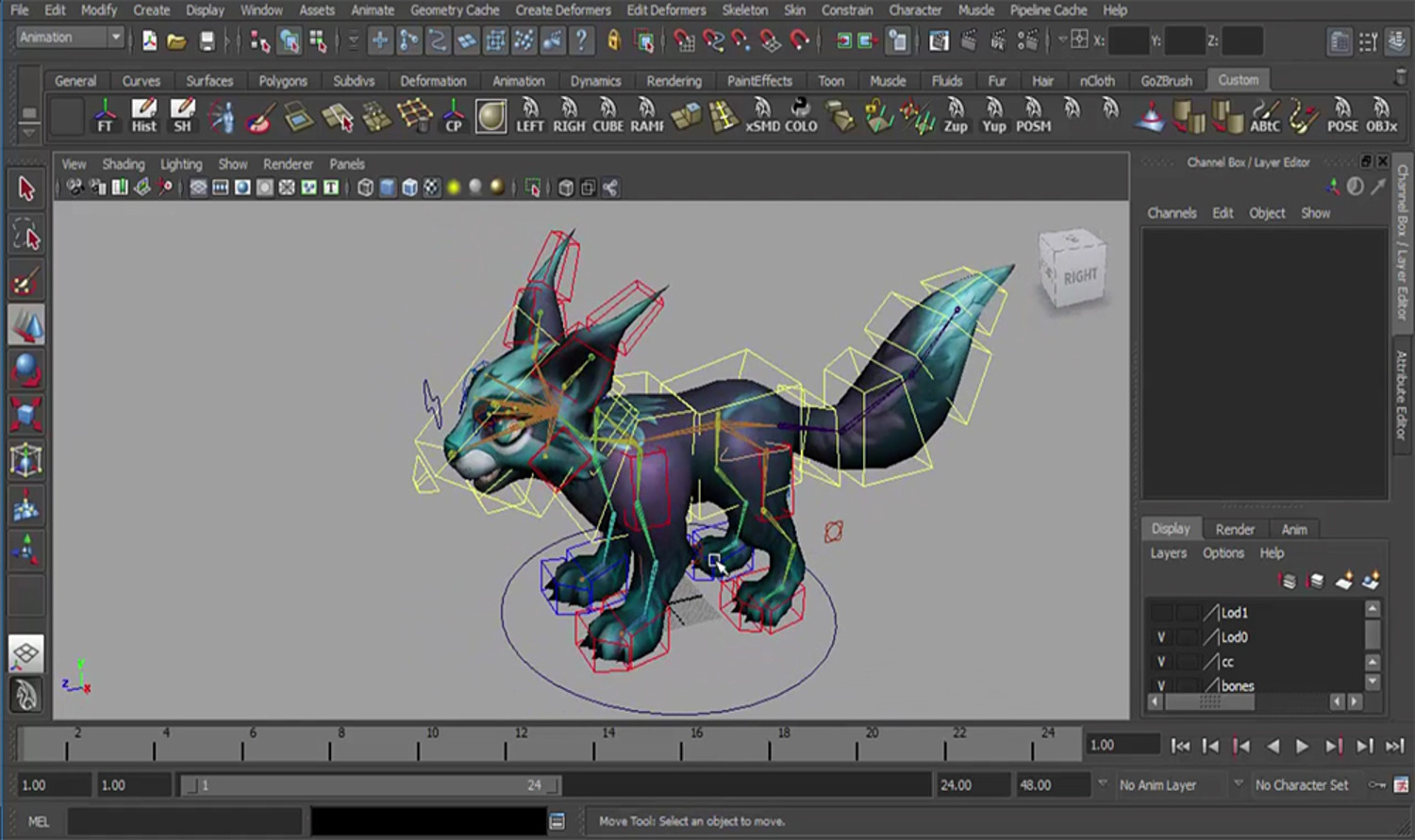 Learn to Animate a Quadruped Run Cycle in Maya