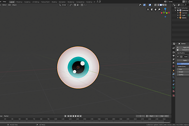Rod Eye Cap Matcap for Stylized/cartoon For Zbrush