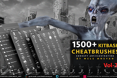 1500+ Kitbash Cheatbrushes