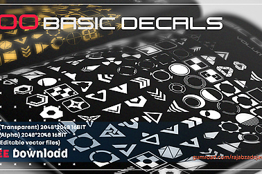100 basic decals (free donwload)