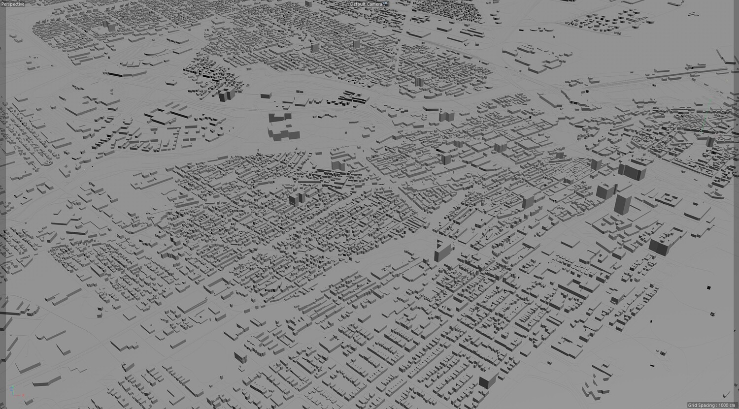 Quebec City Quebec Canada 3d model 50km