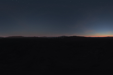 Desert Night Sky 360 HDRI