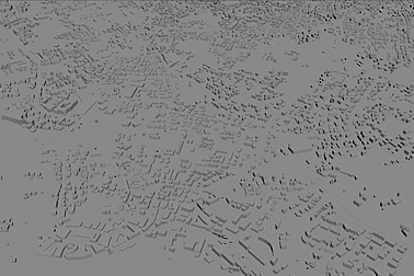 Paphos city Cyprus 3d model 30km