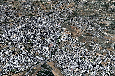 Paphos city Cyprus 3d model 30km