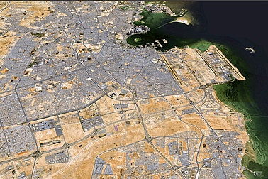 Qatar city 3d model 200km