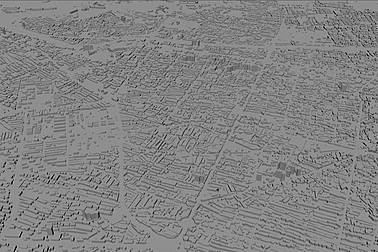 Shiraz city Iran 3d model 80km