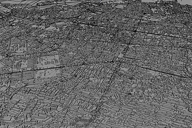 Shiraz city Iran 3d model 80km