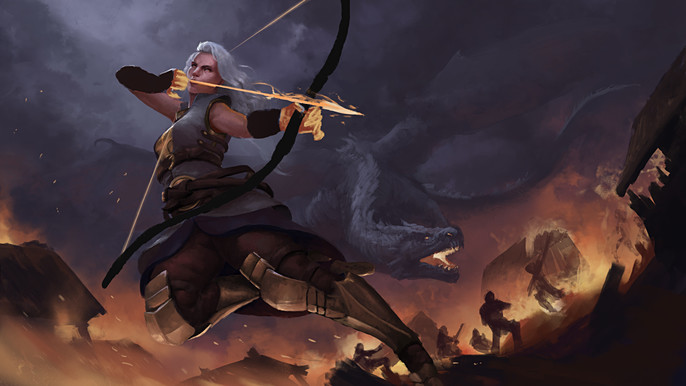 The Making of 2D Art War 4 Finalist: Archer, Fire Elementalist - Cubebrush