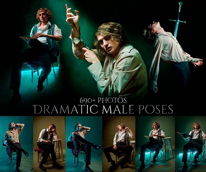 Reference Images of People in Dramatic Poses - Cubebrush